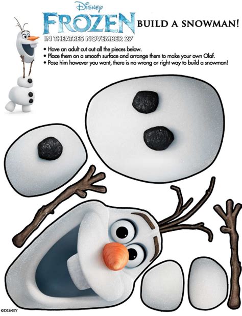 Disneys Frozen Activity Sheets Three Different Directions