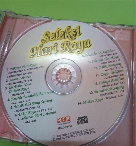Cd Various Artists Seleksi Hari Raya Album 1998 Malay Aidilfitri