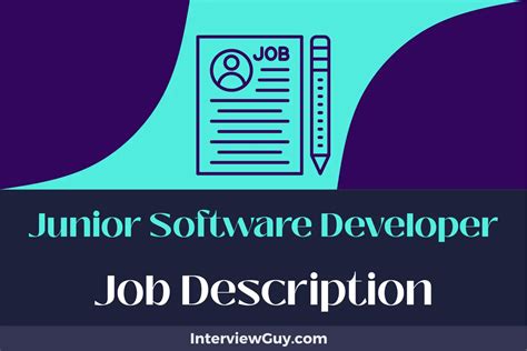 Junior Software Developer Job Description Updated For