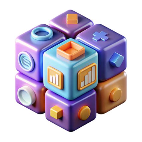Data Cube Visualizing Information Through 3d Graphics 56480885 Png