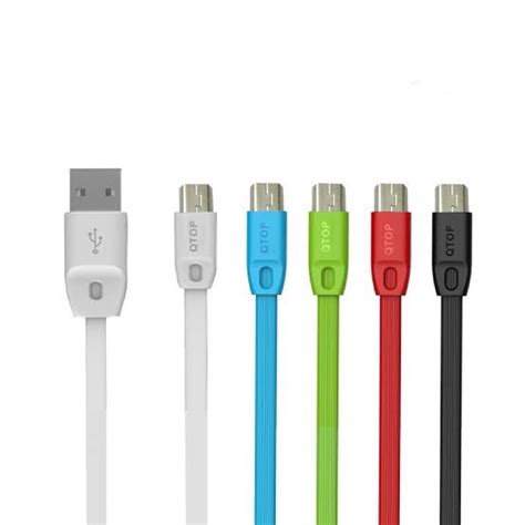 Jual Kabel Data Usb Qtop Murah Micro 2 4a Fast Charge Usb Cable Data Kabel Micro Qtop Per Pcs