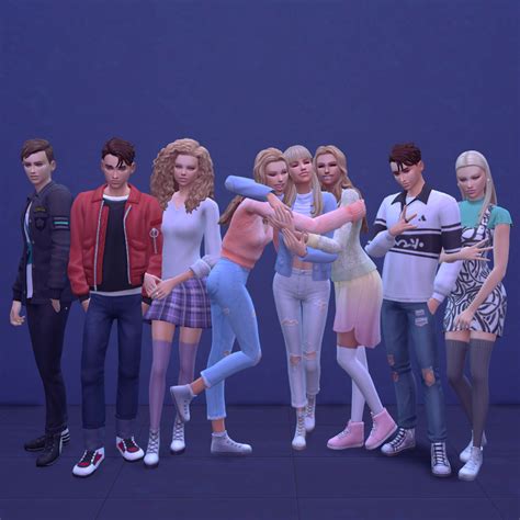 NoCC NPC Townies Teens Sims Households The Sims