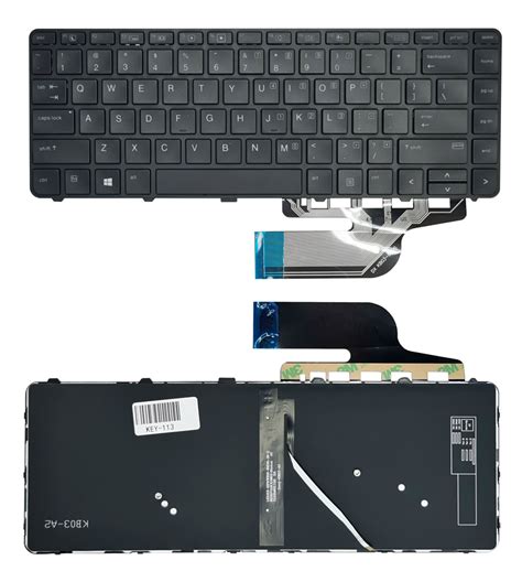 Πληκτρολόγιο για Hp Probook 640 G4 Key 113 με Backlight μαύρο Gadget Mou