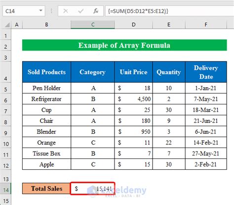 How To Copy Array Formula In Excel Easy Methods