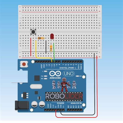 Ders Arduino Buton Led Yakma F Else Yap Lar Zmir Robotik Kodlama