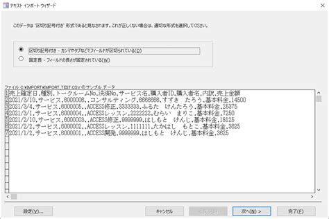Access Csvファイル自動インポート機能（vbaコード公開） たすけてaccess