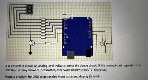 It Is Desired To Create An Analog Level Indicator Chegg
