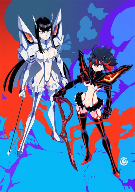 Ryuko Matoi And Satsuki Kiryuin By Hidekirider07 On Deviantart