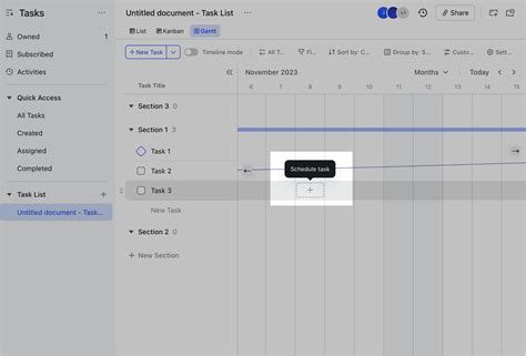Use A Gantt Chart To View And Manage Task List Progress