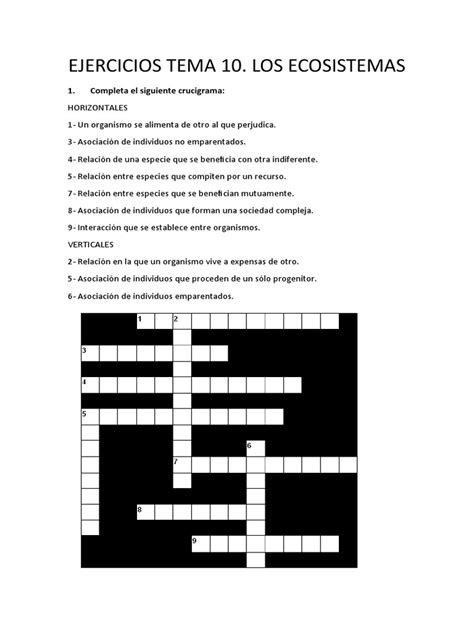 Ejercicios Ecosistemas 2 Pdf