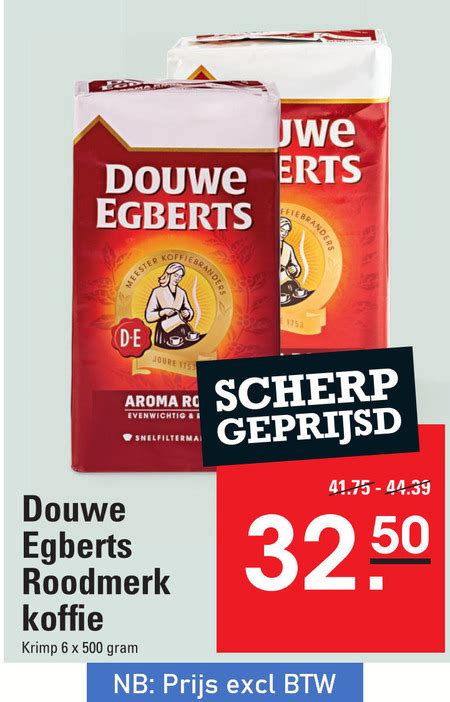 Douwe Egberts Koffie Folder Aanbieding Bij Sligro Details
