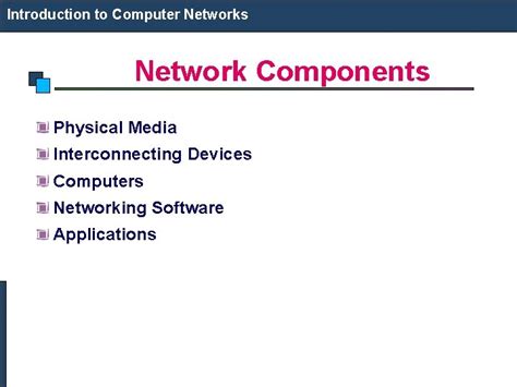 Introduction To Computer Networks Introduction To Computer Networks