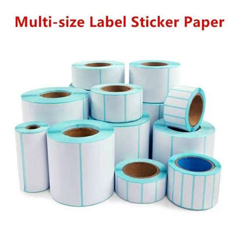Direct Thermal Adhesive Barcode Sticker 30x20 40x20 40x30 50x30 50x40