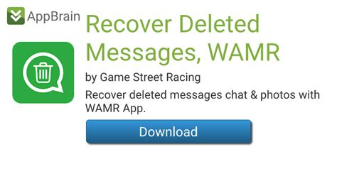 Recover Deleted Messages Wamr For Android Free App Download