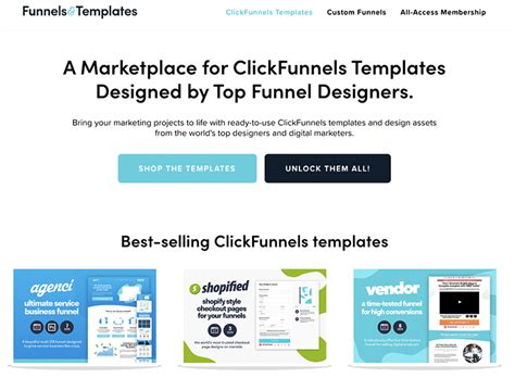 Top 5 Funnel Builders For Clickfunnels Premium ClickFunnels Templates