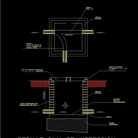 Detail Box Inspection DWG Section For AutoCAD Designs CAD