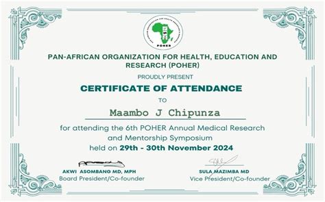 Poher Medicalresearch Maambo Chipunza
