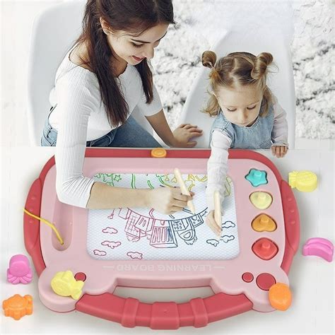 Brinquedos Educativos Para Bebês Tábua De Desenho Crianças Magnético Colorido Escrita Magnética