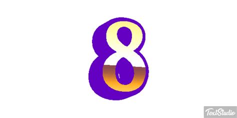 8 Number Animated  Logo Designs