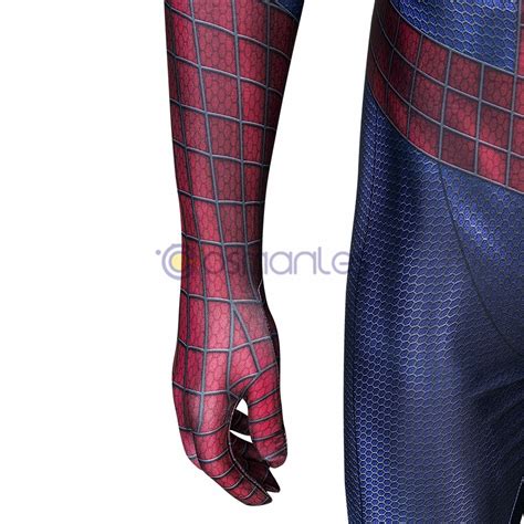 The Amazing Spiderman 2 Andrew Garfield Cosplay Costumes Spiderman Jumpsuit