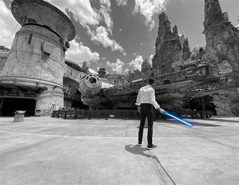 Walt Disney World President Josh Damaro Poses Inside Of An Empty Star