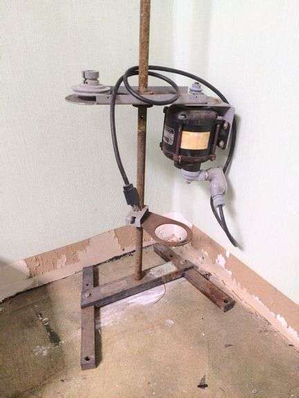 Ac Ge Explosion Proof Motor And Stand Delaware Auction Center