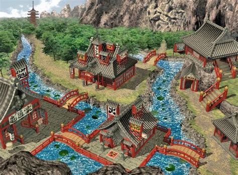 Wutai Village Is The Primary Settlement On The Nation Of Wutai In Final Fantasy VII It Is