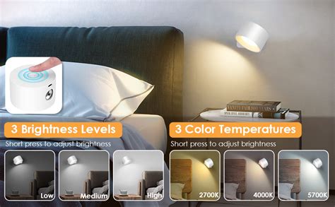 Diealles Shine Lot De 2 Applique Murale Interieur Usb C Lampe Murale