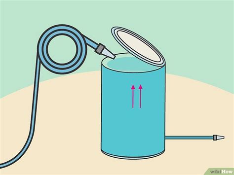 Cómo limpiar un tanque de agua de plástico con imágenes