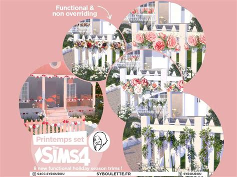 Fences And Railings Archives Syboulette Custom Content For The Sims 4
