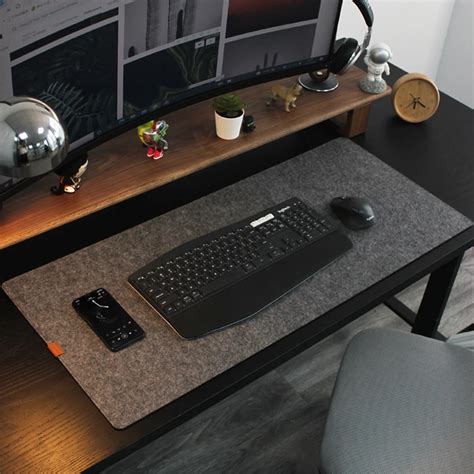 Cushion Large Computer Desk Mat Deskpad Mousepad Table Keyboard Non