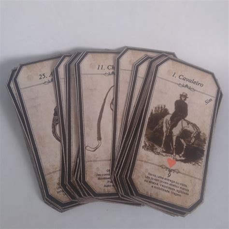 Baralho Cigano Com Significados 36 Cartas Oráculo Mod 1 Elo7