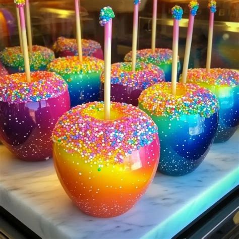 Rainbow Cotton Candy Apples Recipe 2025