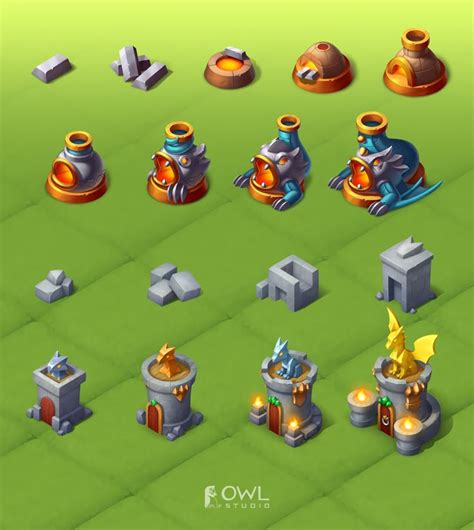 Artstation Merge Game Objects And Props Part 4 2d Game Art Games Game Assets