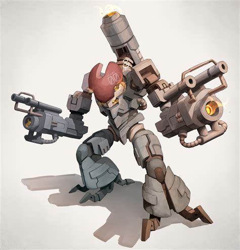 Yoshida Penguindynamite Original Commentary Request Cable Flamethrower Mecha Mecha Focus