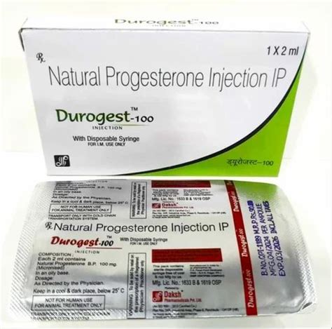 1ml Progesterone Injection IP 50 Mg Ml Packaging Type Box At 74 Box In Panchkula