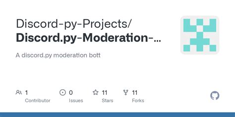Issues Discord Py Projects Discord Py Moderation Bot GitHub
