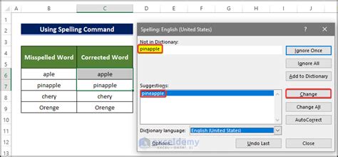 How To Check Spelling And Grammar In Excel Methods