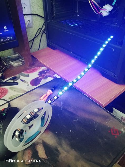 Светодиодная лента для пк ARGB 60lel/m 1m 5V 3pin (SLF- 084) - купить ...