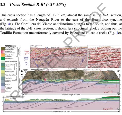A Structural Cross Section Showing The Structural Style Across The