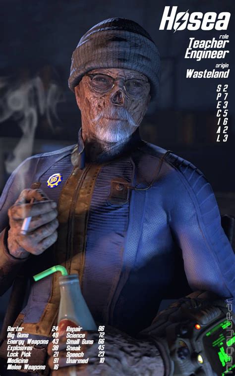 Fallout Stats Hosea By Huggybear742 On Deviantart Fallout Fallout