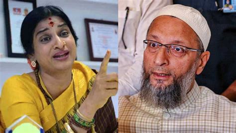 అసద్ పై బీజేపీ అస్త్రం మాధవీలత ఎవరీమె ఎంపిక వెనుక Bjp Chosen