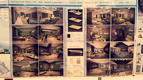 مشاريع تخرج طالبات تصميم داخلي كلية الجبيل الجامعية سناب فنون