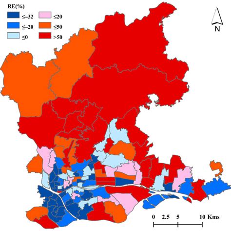 The Relative Error Map Of The Knn Model Download Scientific Diagram