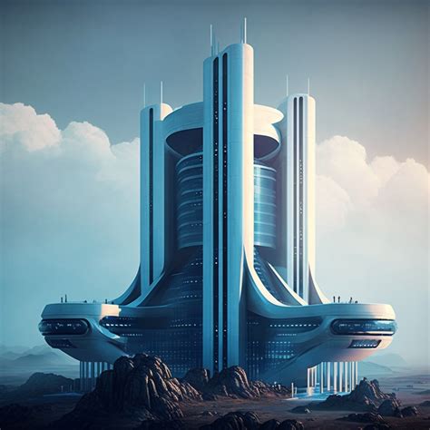 Ai Midjourney Prompt For Futuristic Cliffside Facility The Ai Prompt Shop