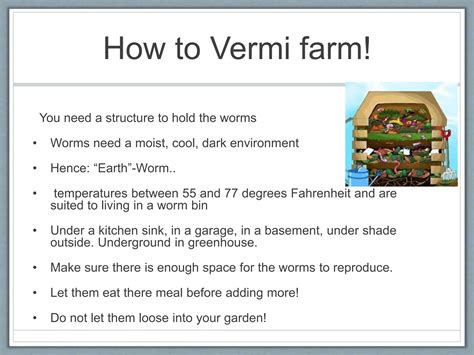 Vermicomposting Of Earthworms And The Culture Ppt