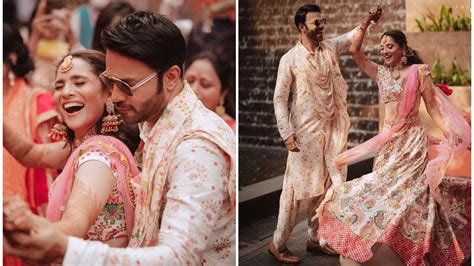 Ankita Lokhande Vicky Jain Dance With Abandon At Pre Wedding Function