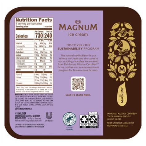 Magnum Ice Cream Bars Double Chocolate 912 Oz Ralphs