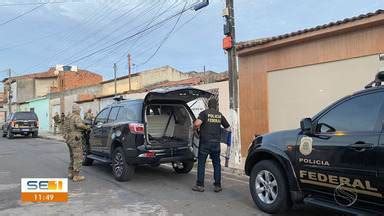 SE TV 1ª Edição Suspeito de roubar carro dos Correios é preso Globoplay