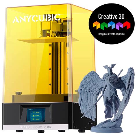 ANYCUBIC Photon Mono X 6K Impresora 3D Resina Con Pantalla 6K 19 7cm X 12 2cm X 24 5cm